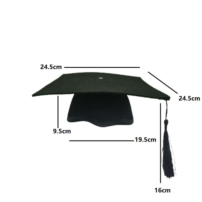 Adult Graduation Felt Hat with Tassel
