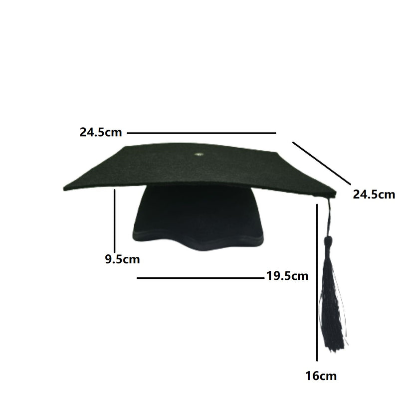 Adult Graduation Felt Hat with Tassel