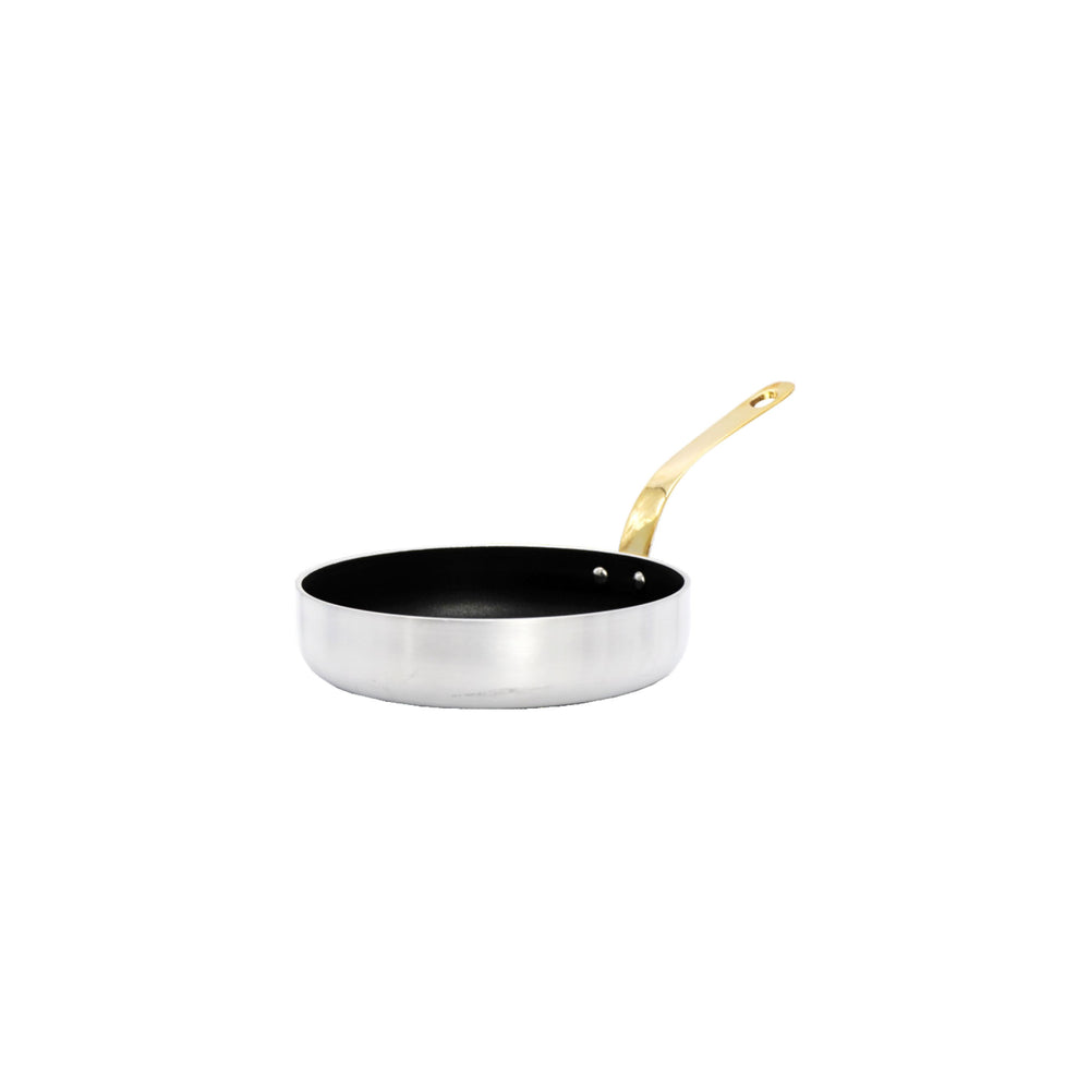 Regent Cookware Frying Pan with Long Brass Handle Non Stick Aluminium