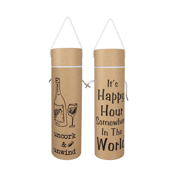 Bottle Gift Tube Box 9.3x32.5cm