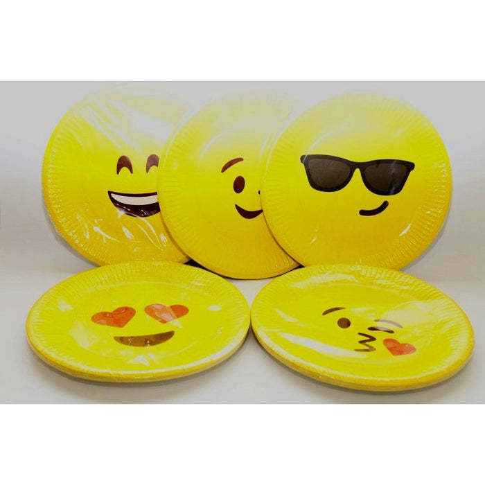 Party Paper Plate Emoji 12pc 30571A