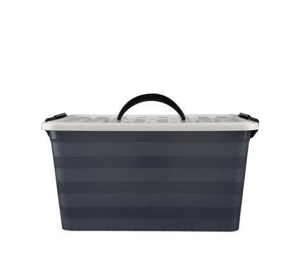 Storage Container 10L Carry Handle Grey