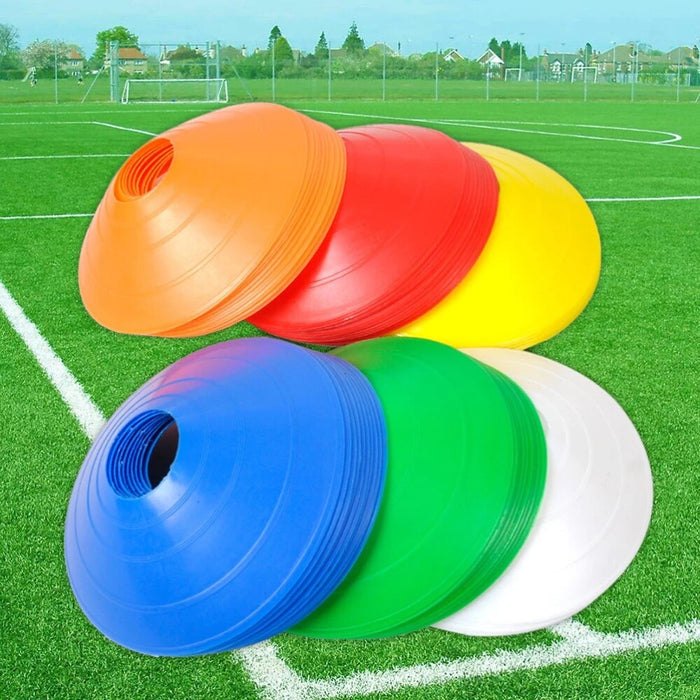 Training Disc Agility Cones - Sports Field Markers Soft
