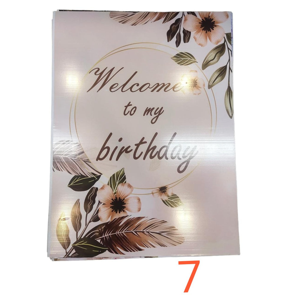 Event Digital Printed Correx Sign Board 60x80cm