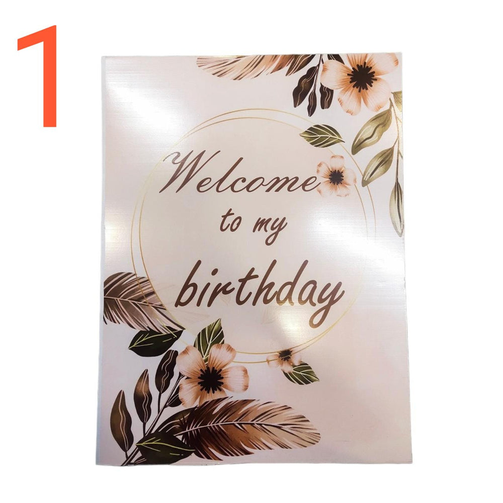 Event Digital Printed Correx Sign Board 60x80cm