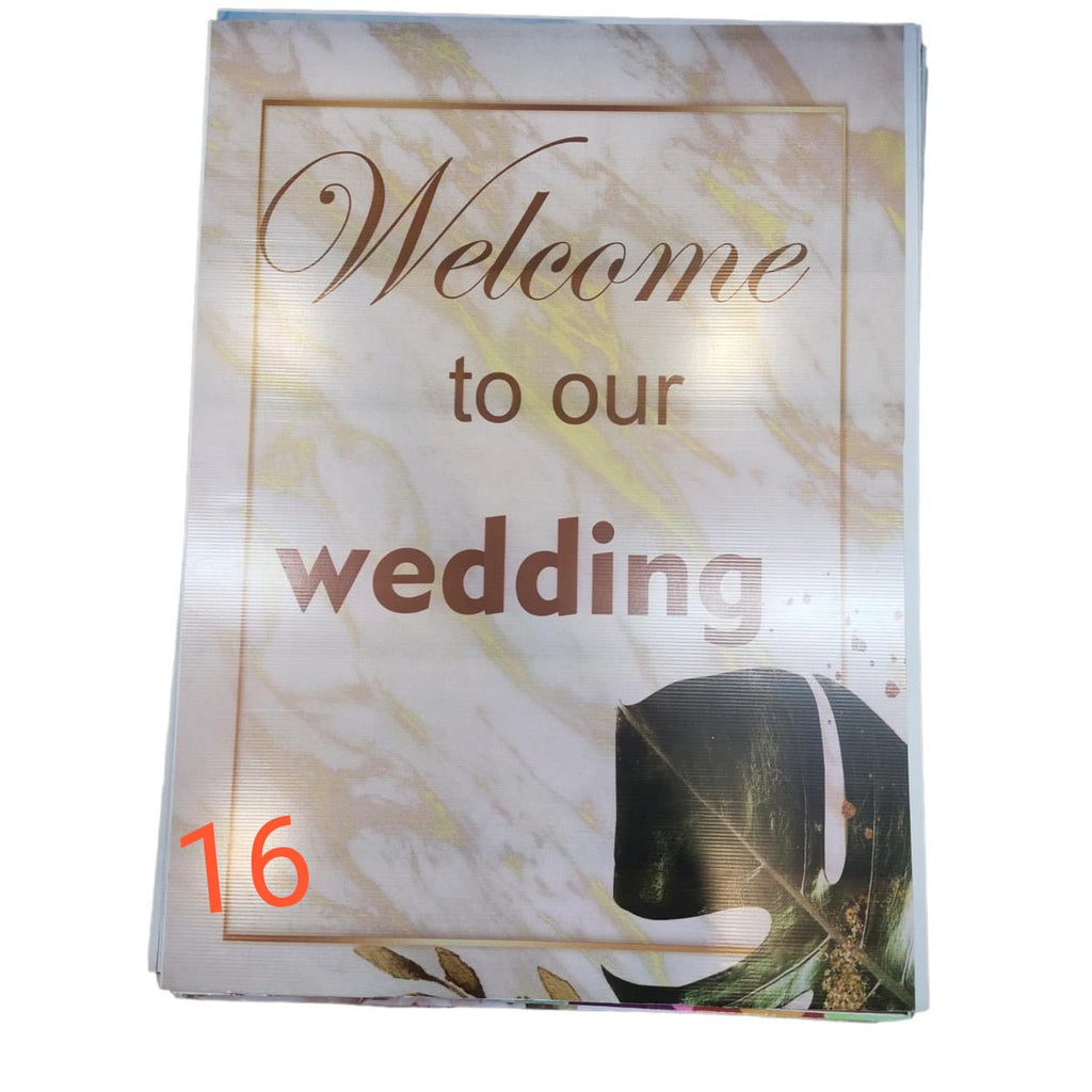 Digital Printed Correx Sign Board Assorted