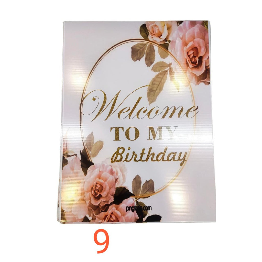 Digital Printed Correx Sign Board Assorted