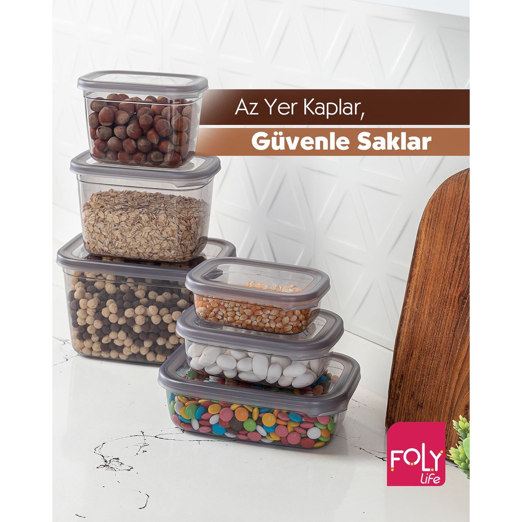 Titiz Plastic Peggy Storage Box 400ml with Tight Lid Bnm 0353