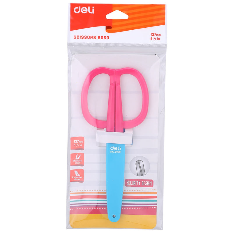 School Scissors 135mm Colorful