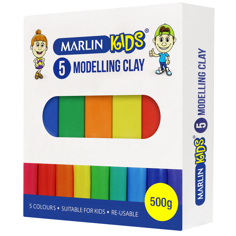 Modelling Clay 500g 5 Colour