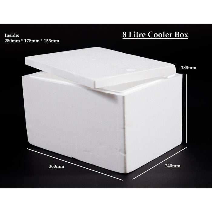 Polystyrene Cooler Box 8L Thermal Storage Box