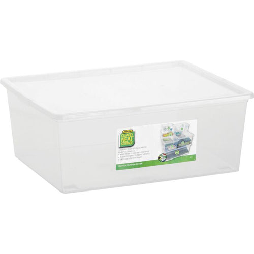 Addis Clearly Neat Storage Box 30L Plastic 9942