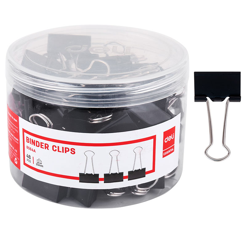 Fold Back Clip 15mm Black