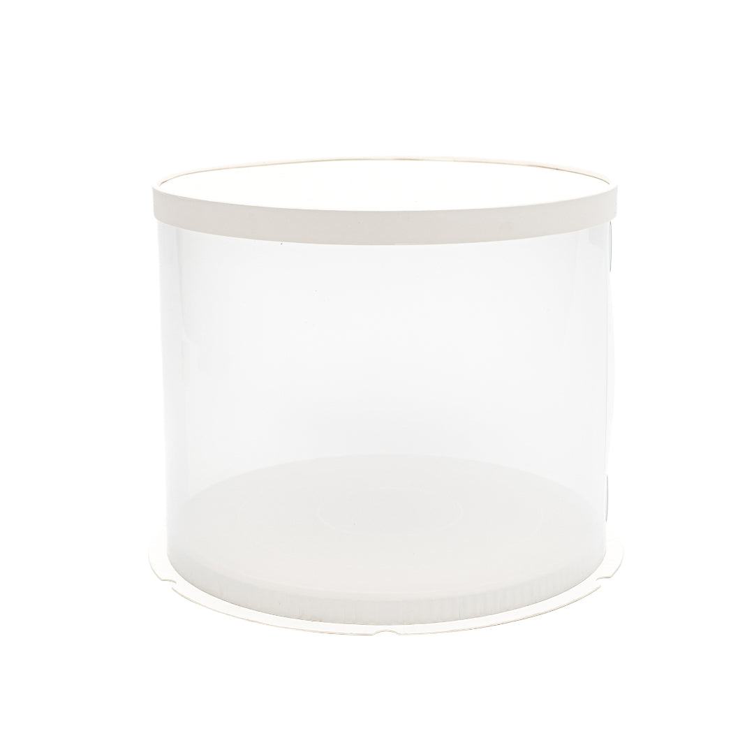 Plastic PVC Gift Box See Through Single Round Assorted