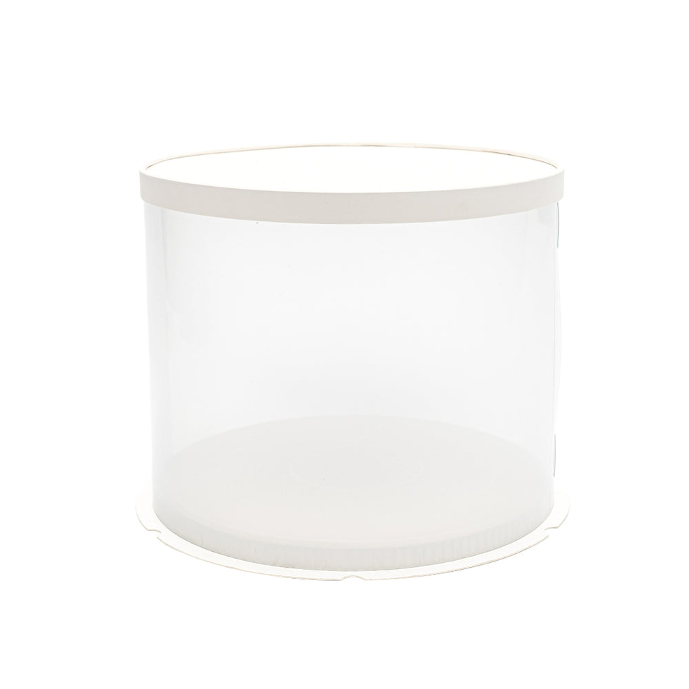 Plastic PVC Gift Box See Through Single Round