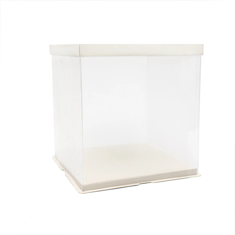 Plastic PVC Gift Box See Through Double layer Square Assorted