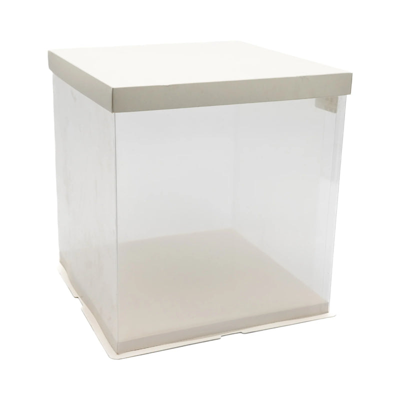Plastic PVC Gift Box See Through Double layer Square Assorted