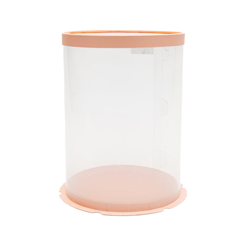 Plastic PVC Gift Box See Through Single Round Assorted