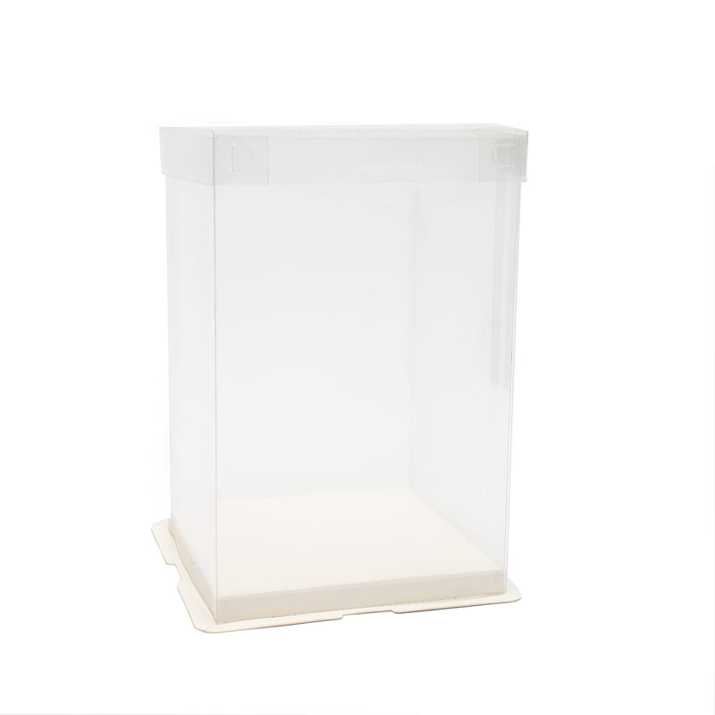 Plastic PVC Gift Box See Through Double layer Square Assorted