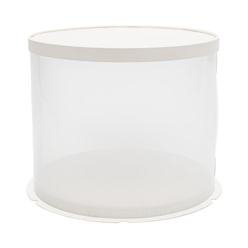 Plastic PVC Gift Box See Through Single Round Assorted