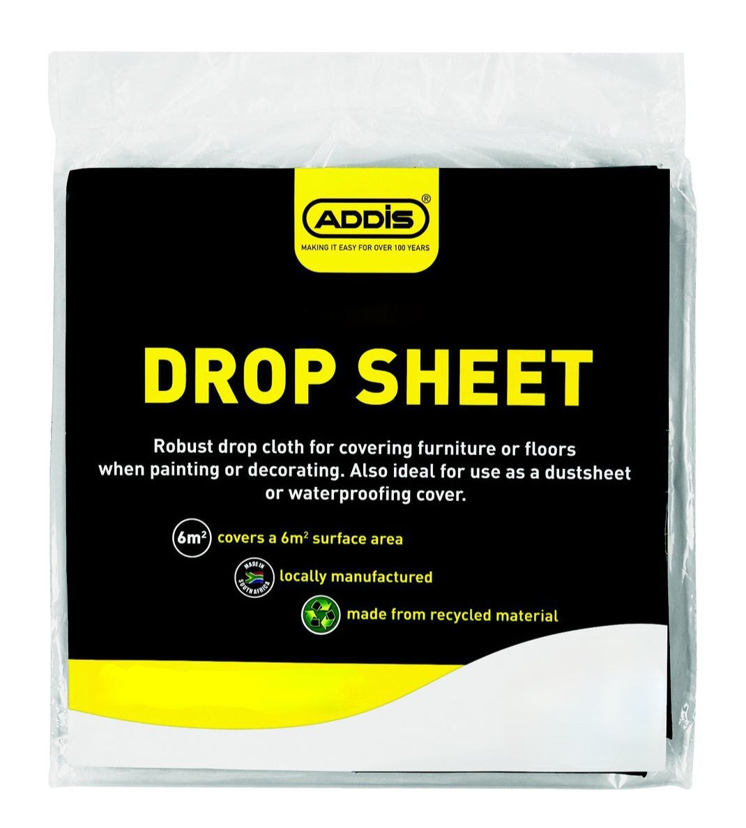 Plastic Drop Sheet 2mx3mx25mic- Builders Sheet