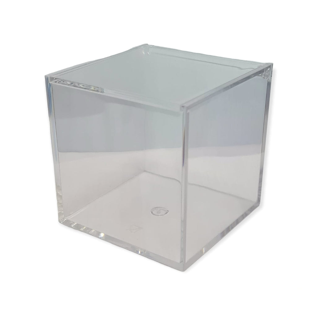 Acrylic Gift Box Square 12x12x12cm Super Transparent with Flip Lid