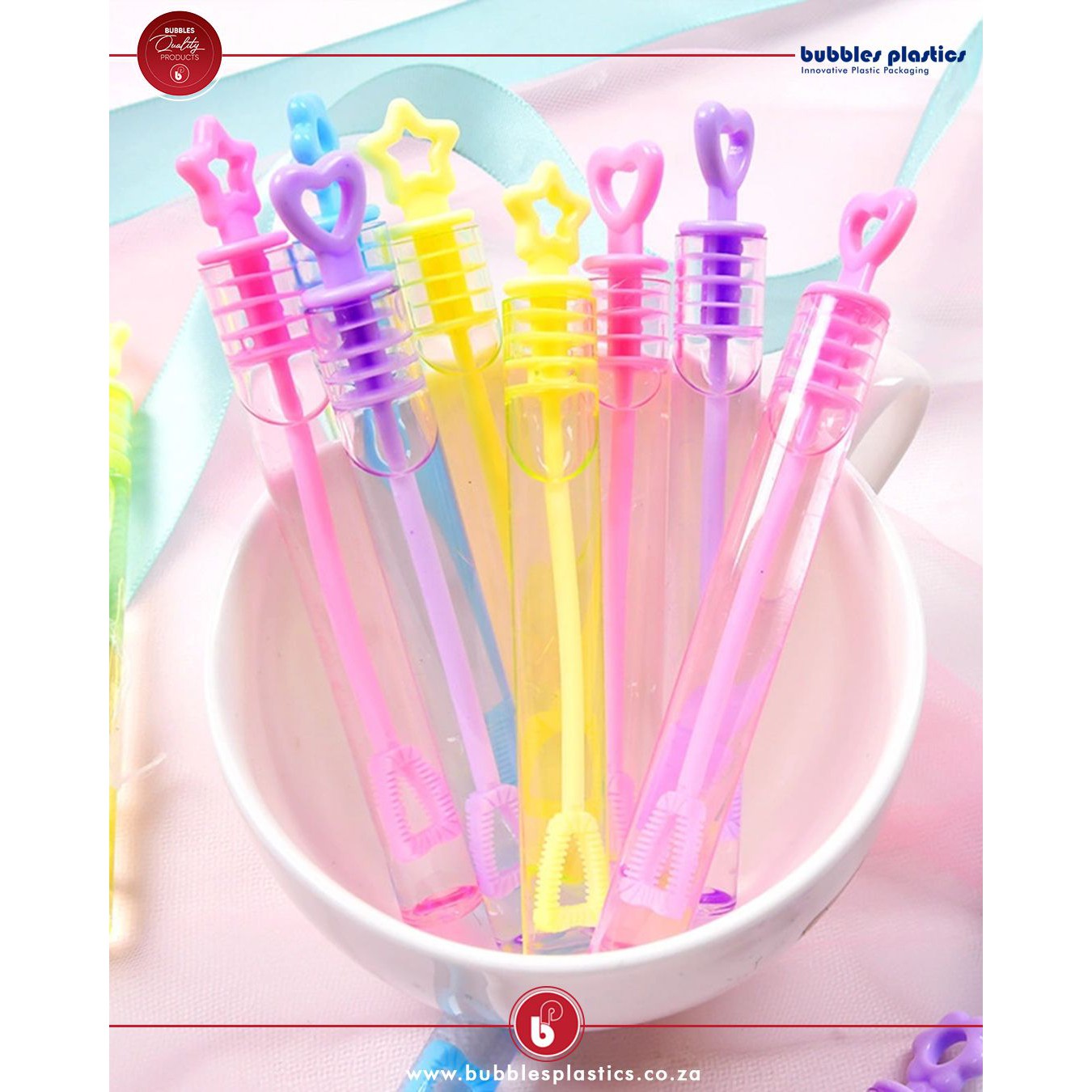 Bubble Wand - Blowing Bubbles Stick Toy 1.5x10cm Each