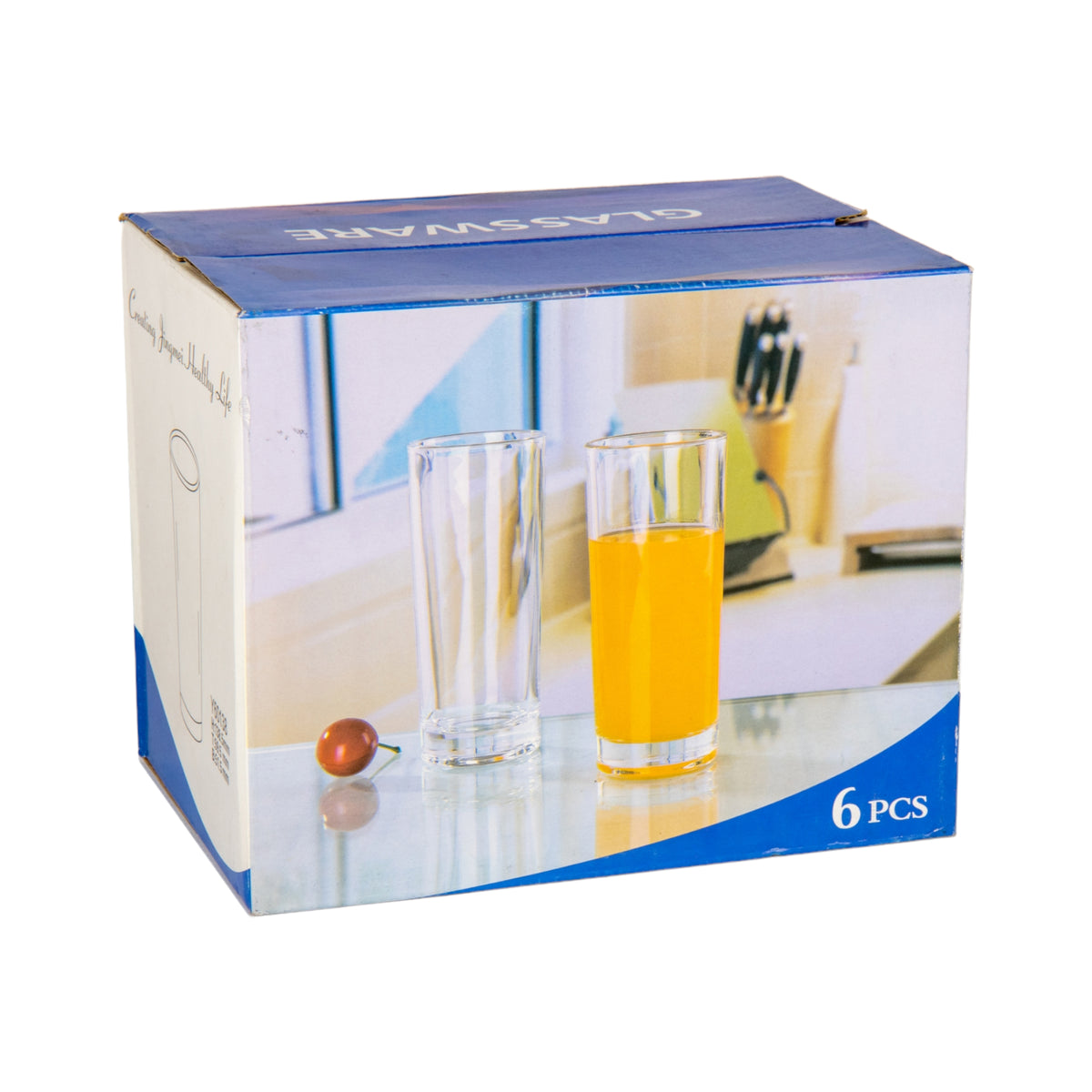 Hiball Glass Tumbler 200ml 6pc
