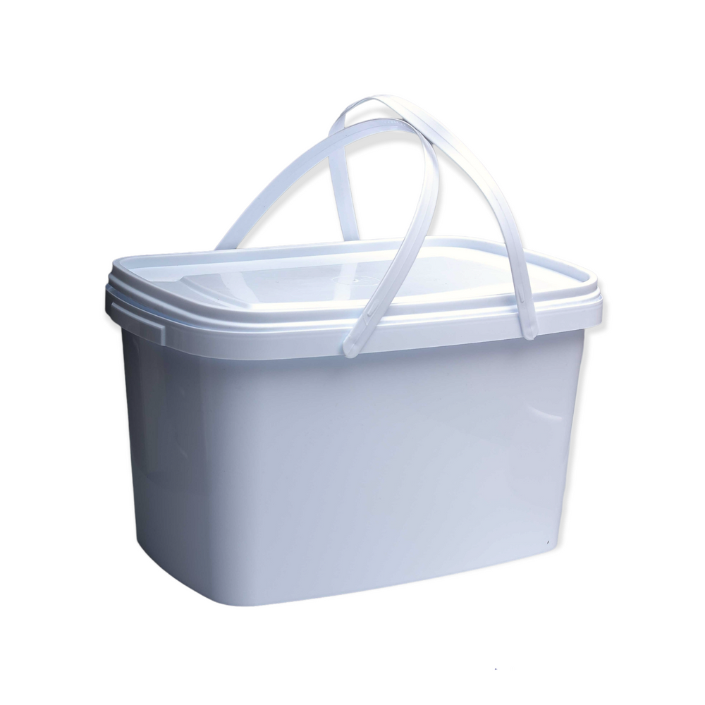10L Bucket Rectangular Tamperproof with Handle and Lid