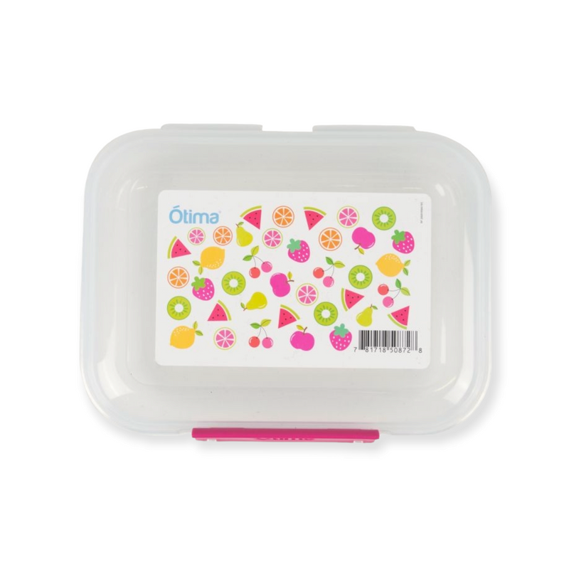 Otima Plastic Lunch Box Assorted Print 850ml