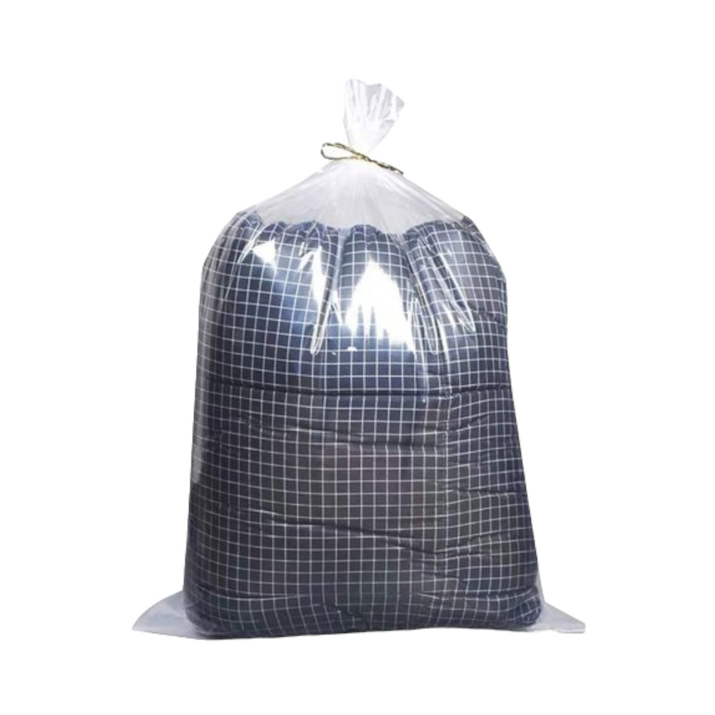 Plastic Packing Bag 550x1000mmx50mic Clear 100Pack Bailer Bag