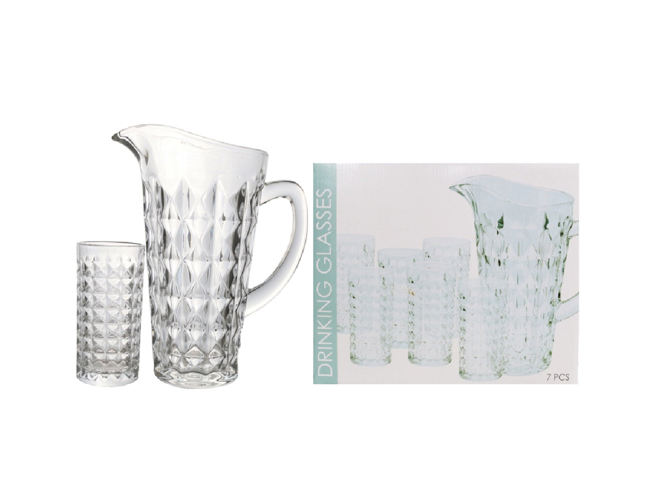 Jug and Tumbler Water Set 7Pack 22581