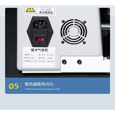 Air Filing Machine - Inflatable Bubble Bag Air Cushion Film Roll Machi